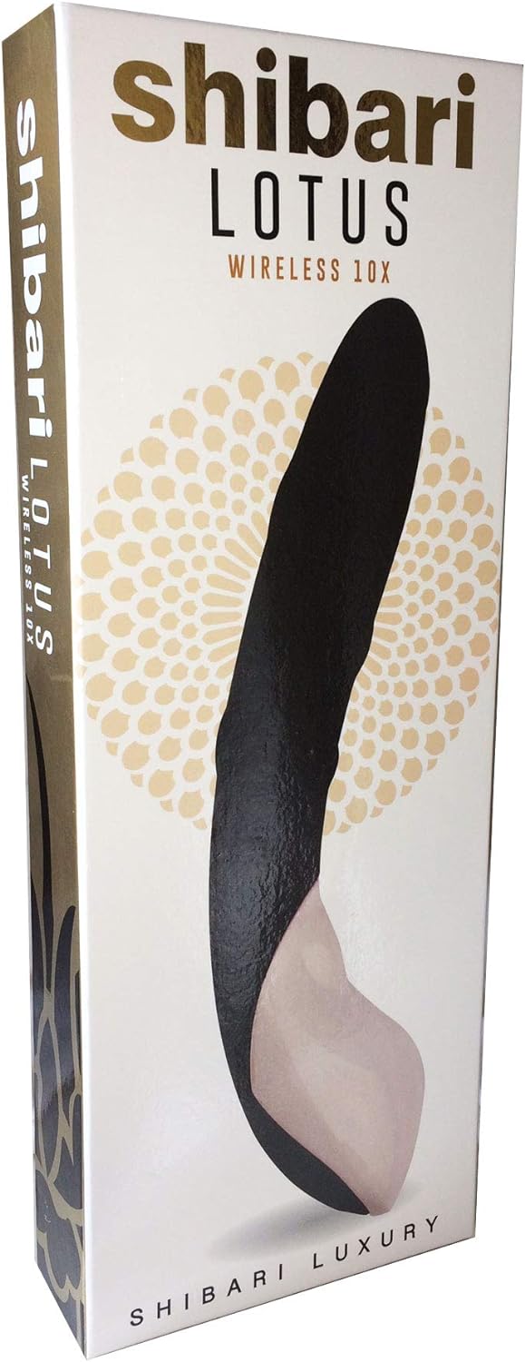 Shibari Lotus Wand, Black - ShibariWands.com